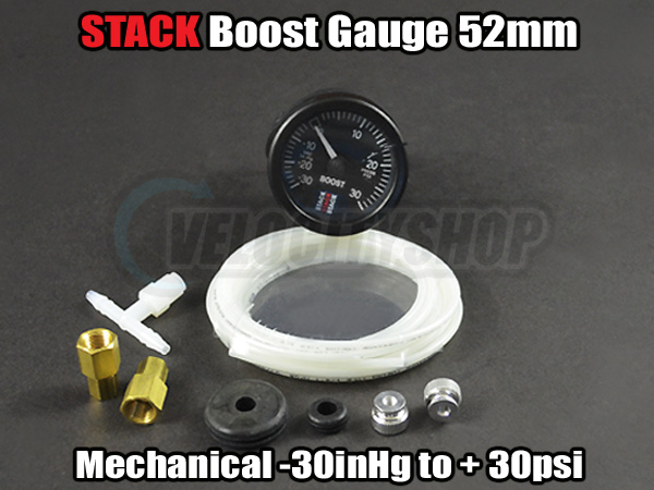 Sell STACK Mechanical Boost Gauge 52mm Black Face psi in West Palm ...