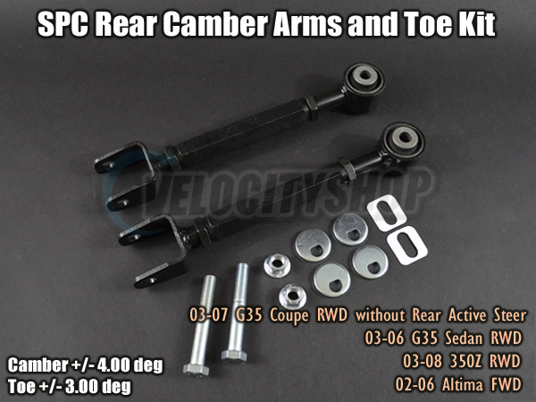 Buy SPC Rear Camber Kit for 03-08 350Z RWD 03-07 G35 Coupe RWD w/o ...